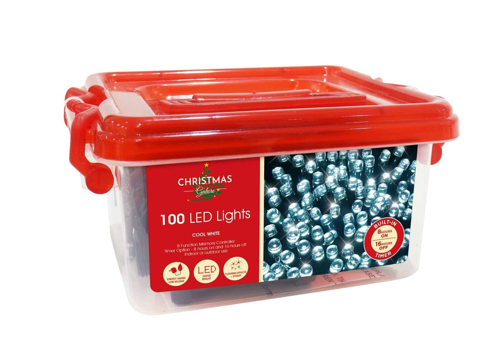 100 LED Fairy Lights Christmas Decorations Online | Christmas Galore